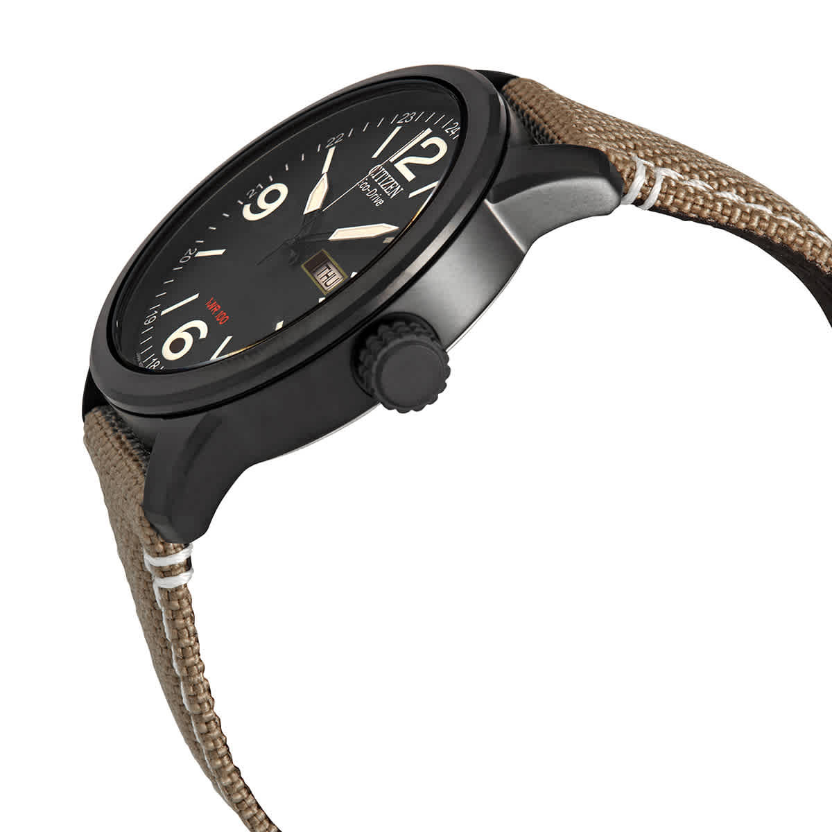 Citizen Eco-Drive Black Dial Mens Watch BM8476-23E Citizen