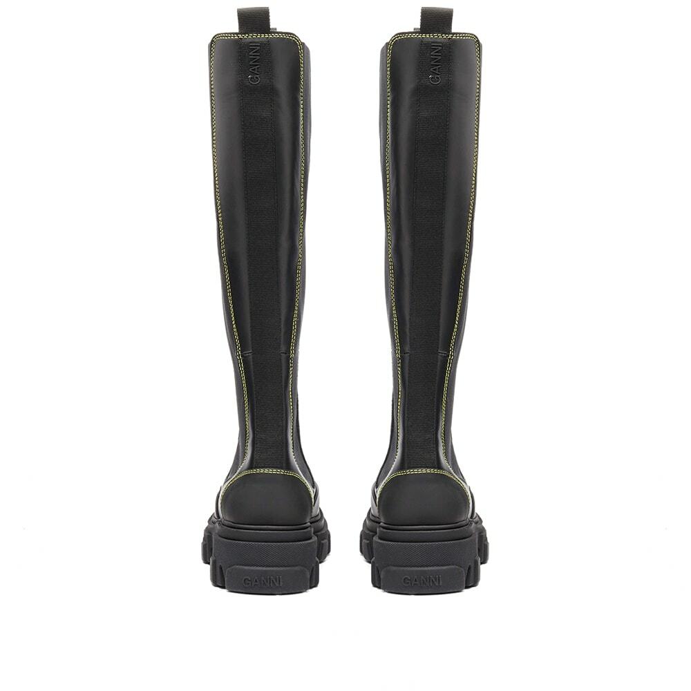 GANNI Women's High Chelsea Boot in Black GANNI