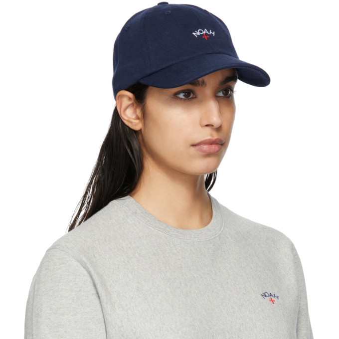 Noah NYC Navy Rugby Logo Cap Noah NYC
