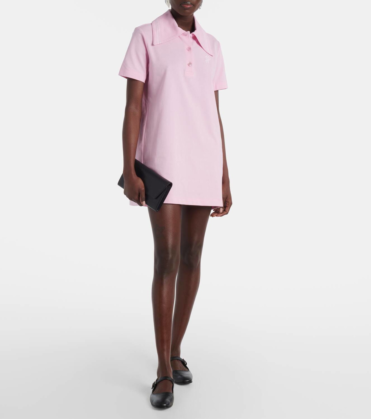 Patou Logo cotton polo dress Patou