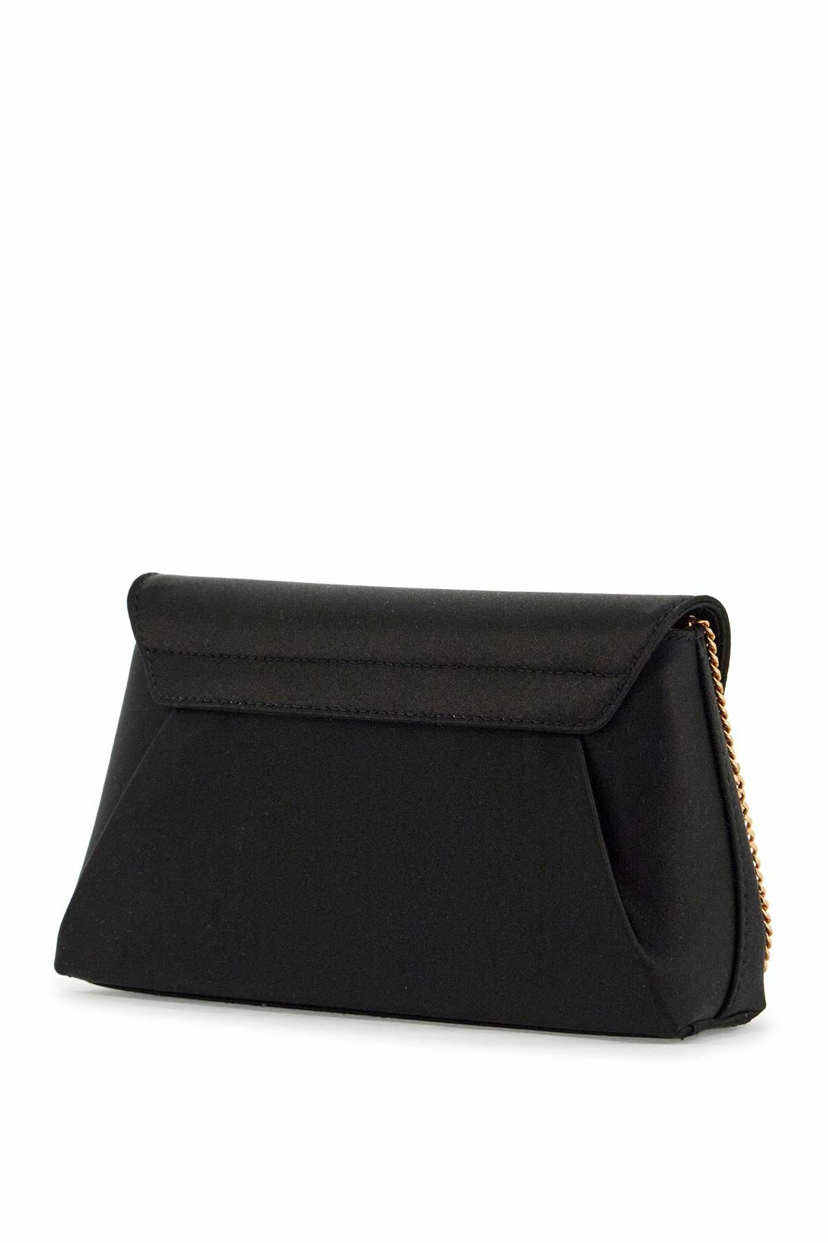 VERSACE gianni ribbon clutch Black Versace