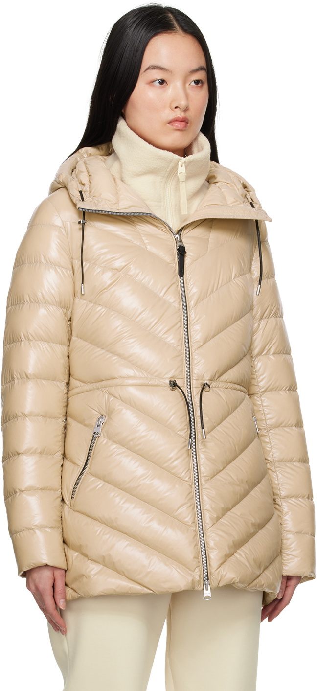 Mackage Beige Arita Down Jacket Mackage