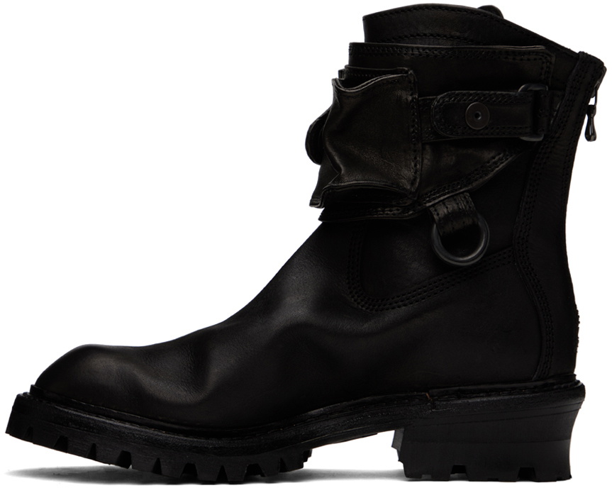 Julius Black Engineer Boots Julius