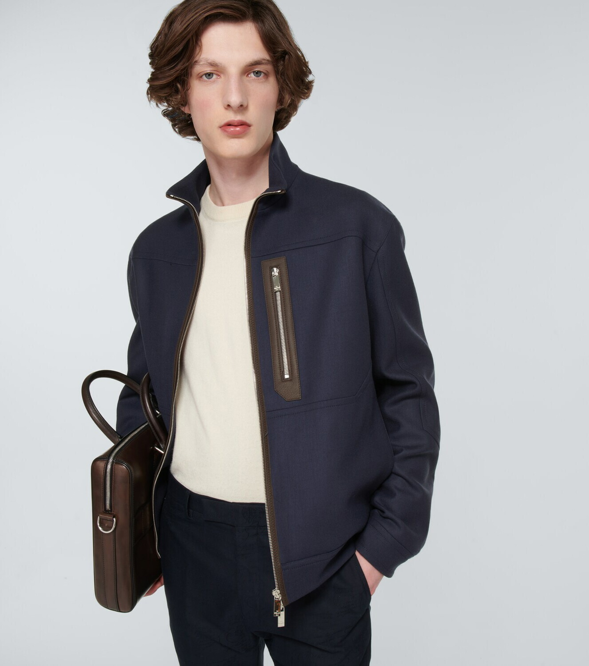 Berluti Wool-blend blouson jacket Berluti