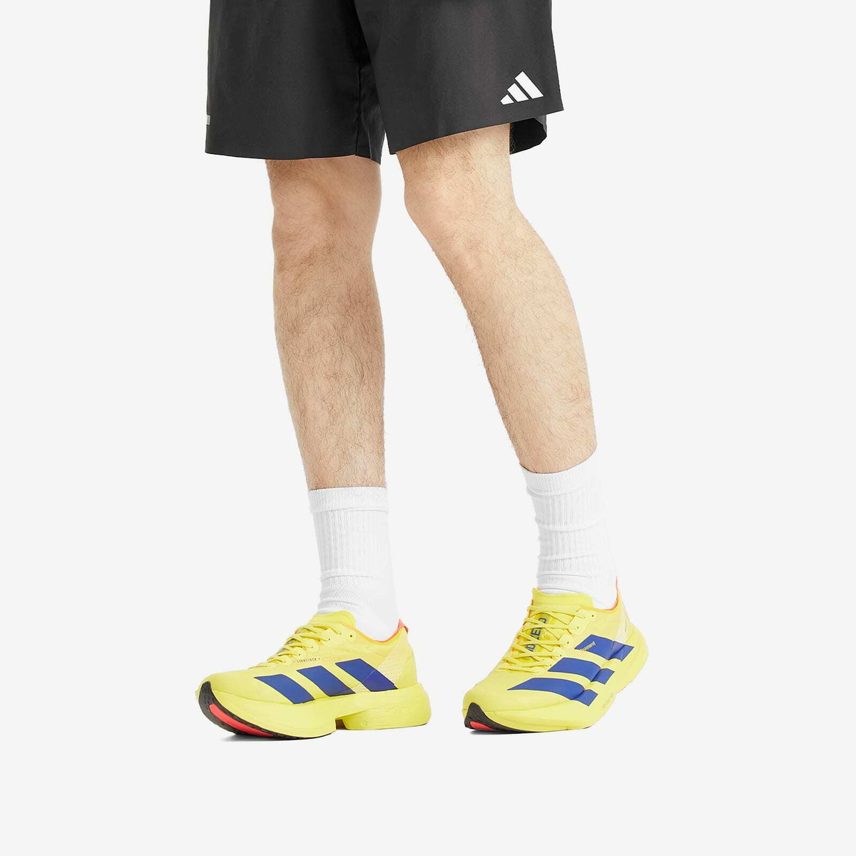 Adidas Running Adidas Adizero Adios Pro 4 in Pure Sulfur/Lucid Blue ...