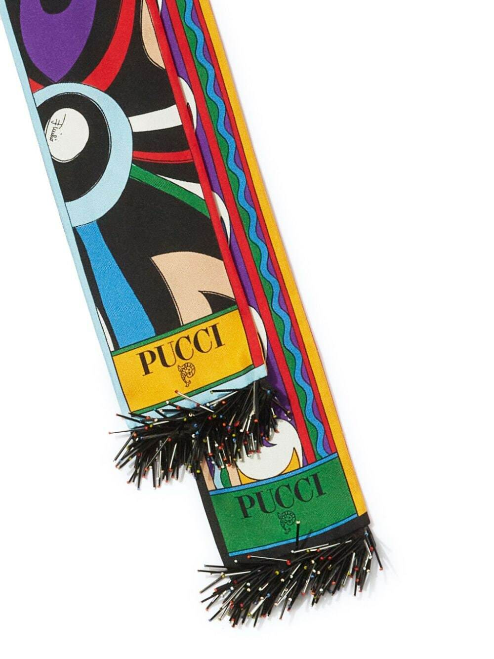 PUCCI - Printed Silk Bandeau Emilio Pucci
