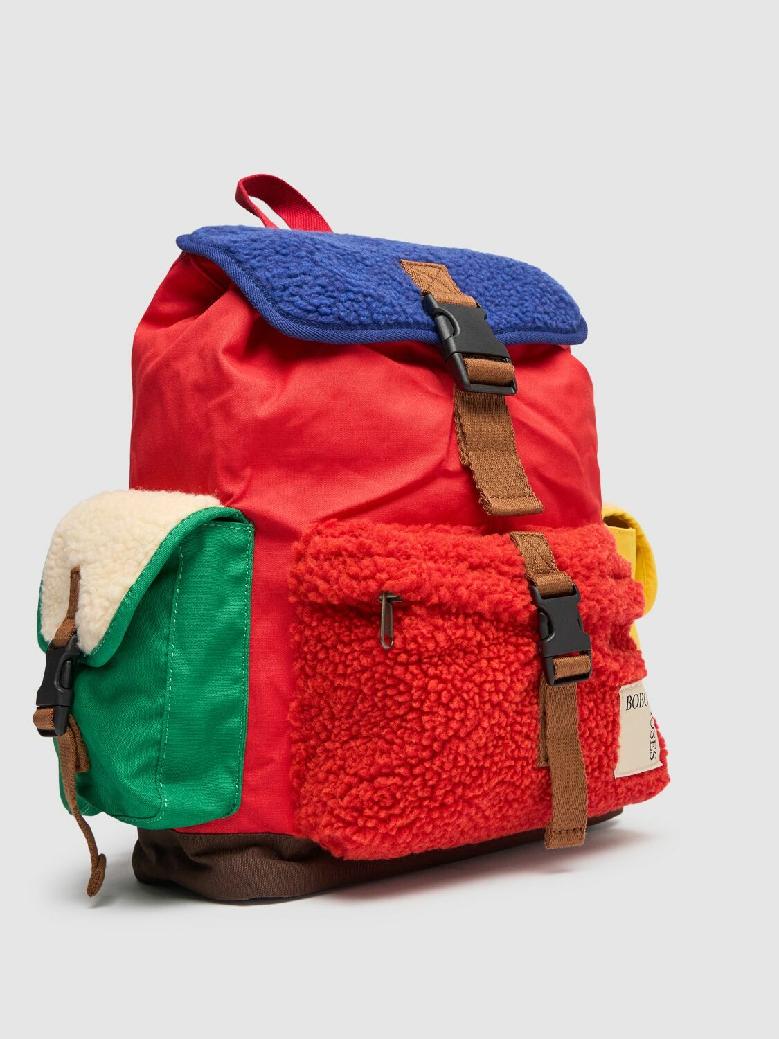 BOBO CHOSES Color Block Organic Cotton Backpack Bobo Choses