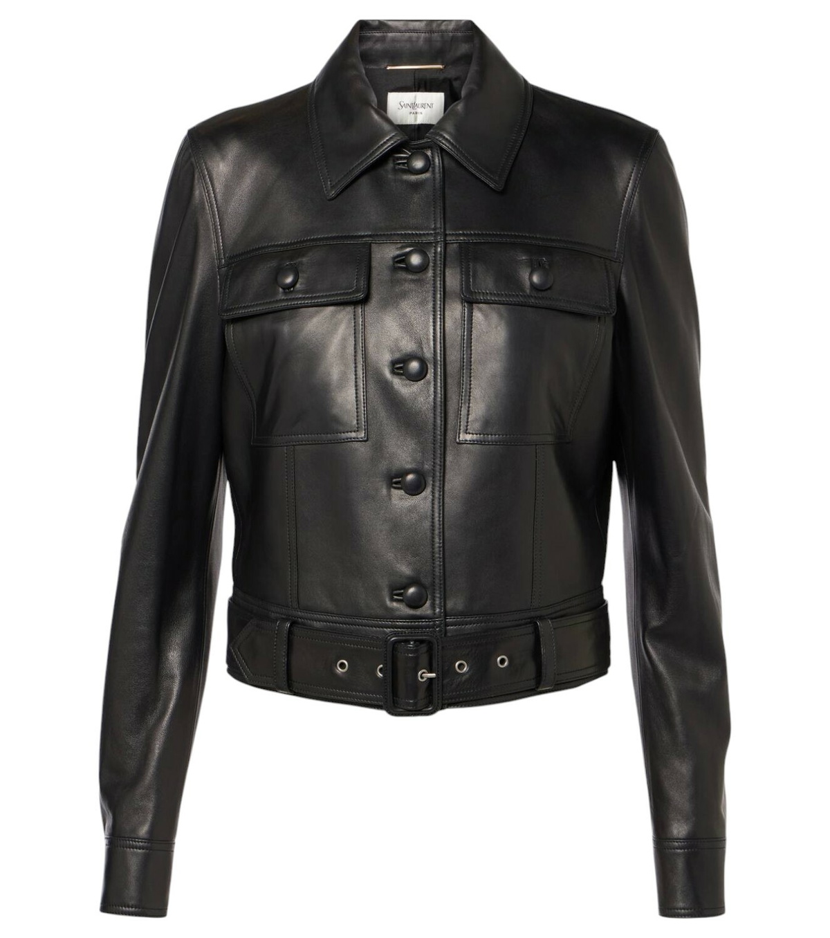 Saint Laurent Cropped leather jacket Saint Laurent