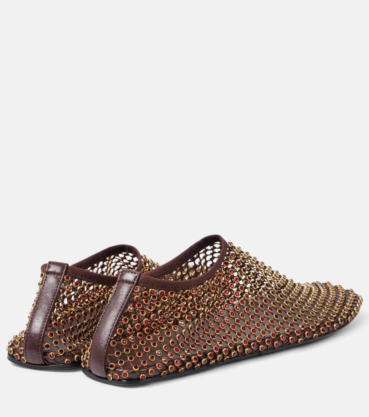Christopher Esber Minette crystal-embellished ballet flats Christopher ...