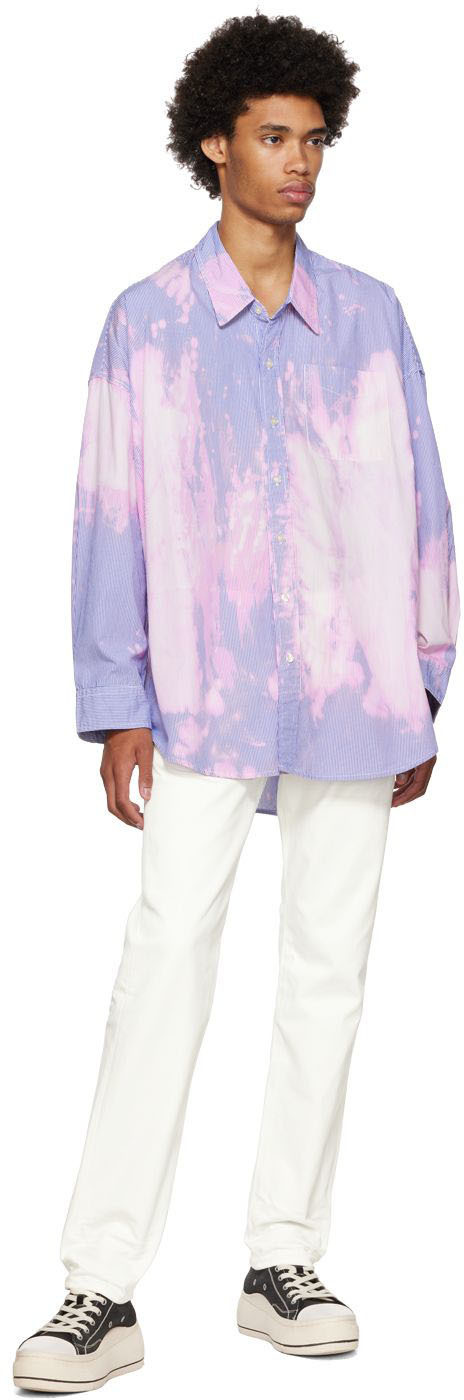 R13 Blue Bleached Shirt R13