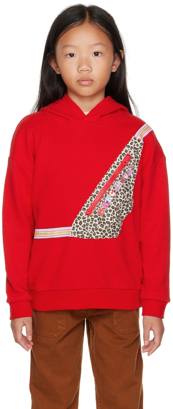 Marc Jacobs Kids Red Urban Jungle Fanny Pack Hoodie Marc Jacobs