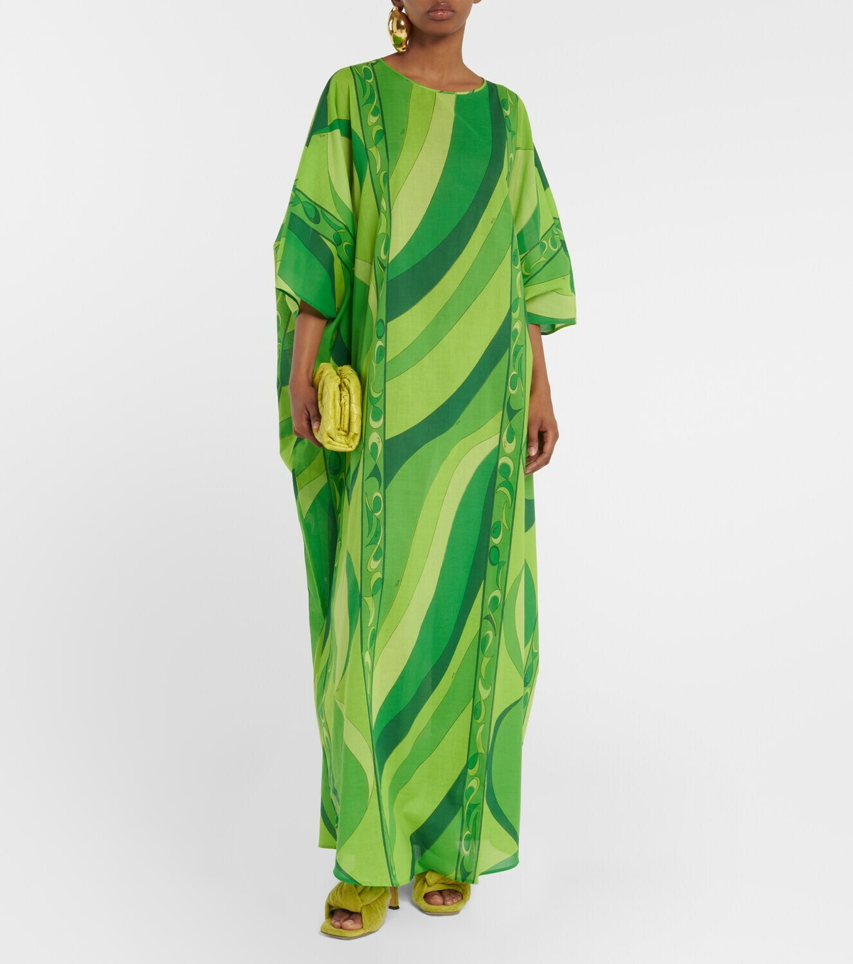 Pucci Printed cotton kaftan Emilio Pucci