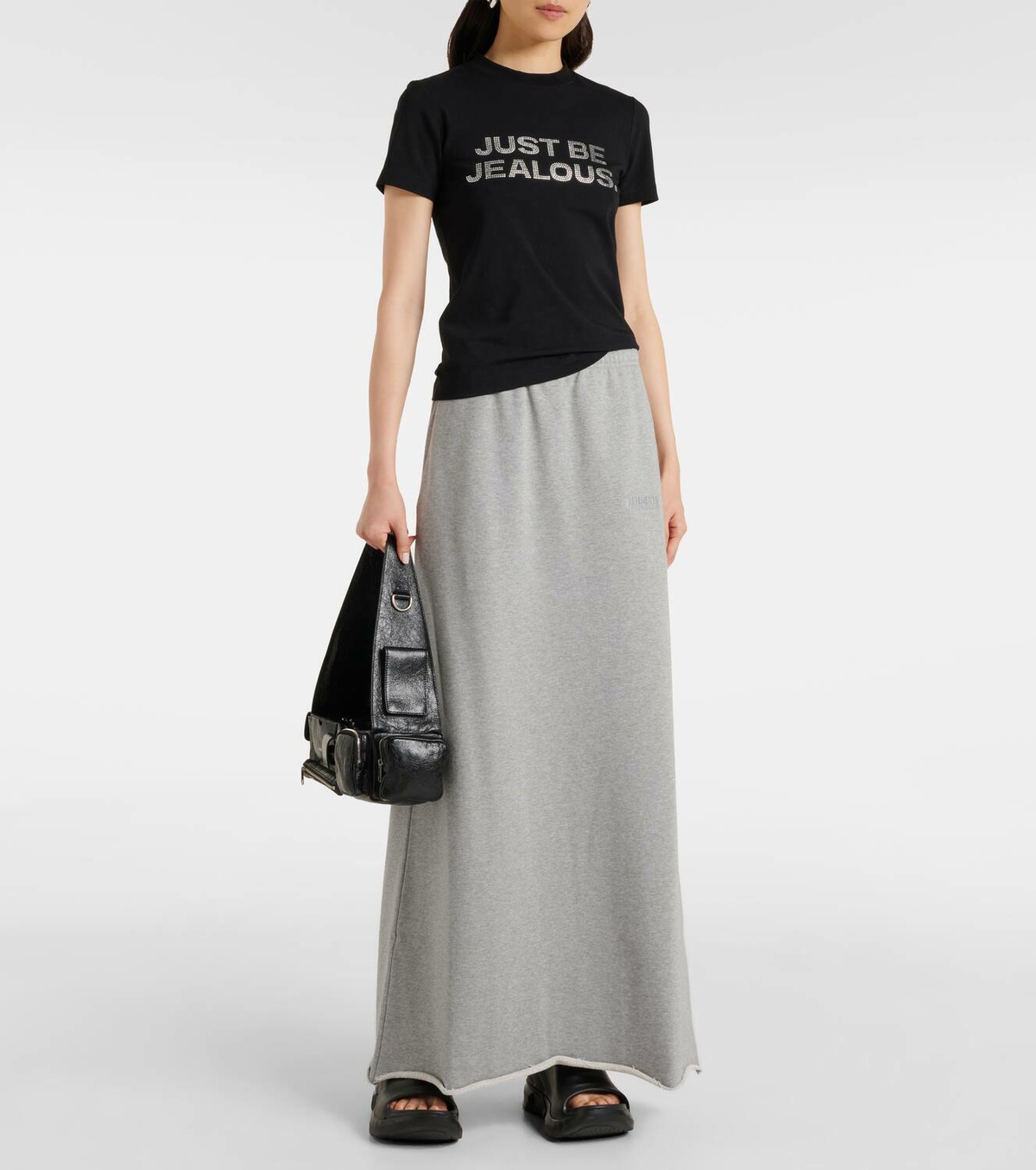 Vetements Molleton cotton-blend maxi skirt Vetements