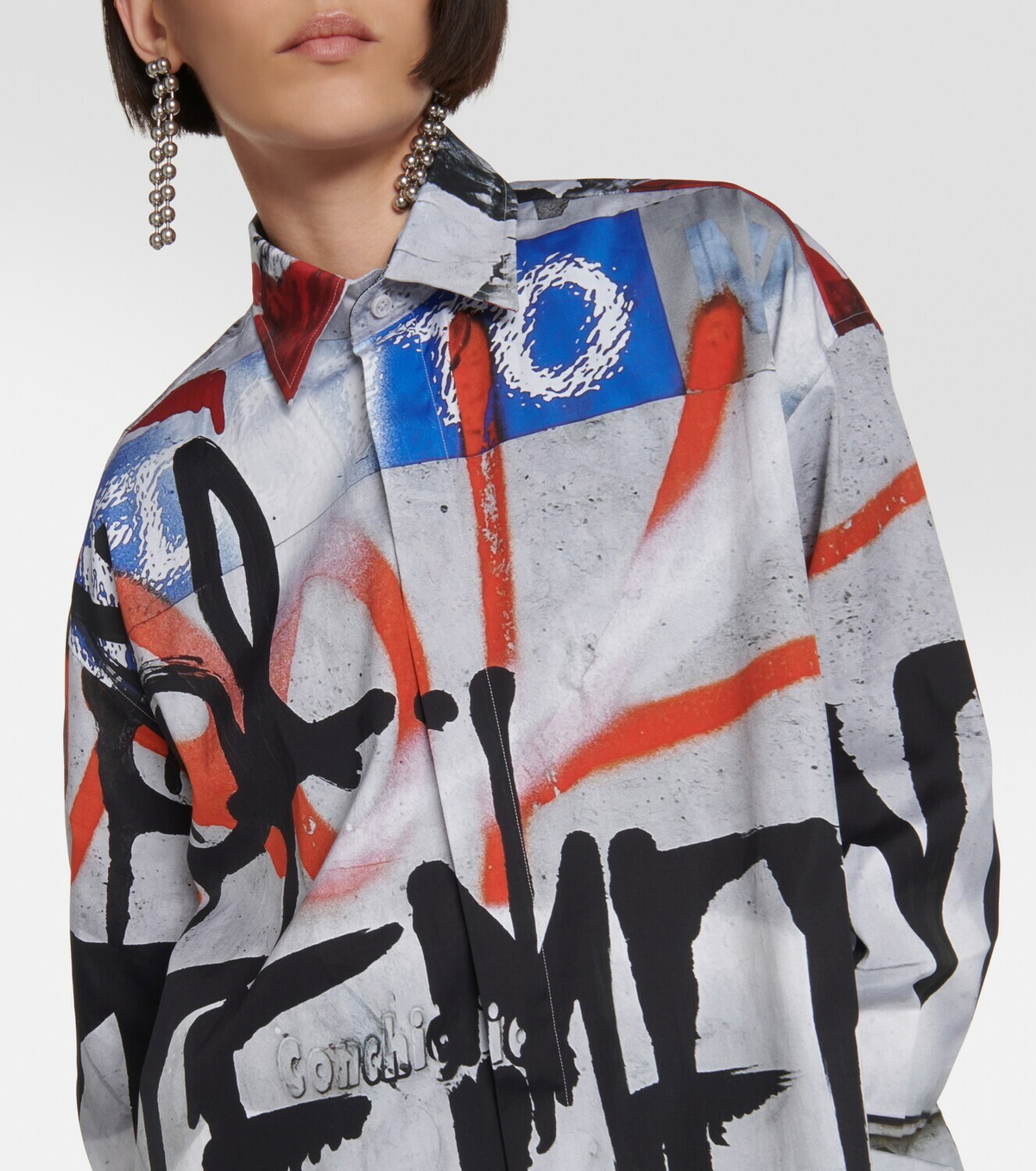 Vetements Printed cotton shirt Vetements
