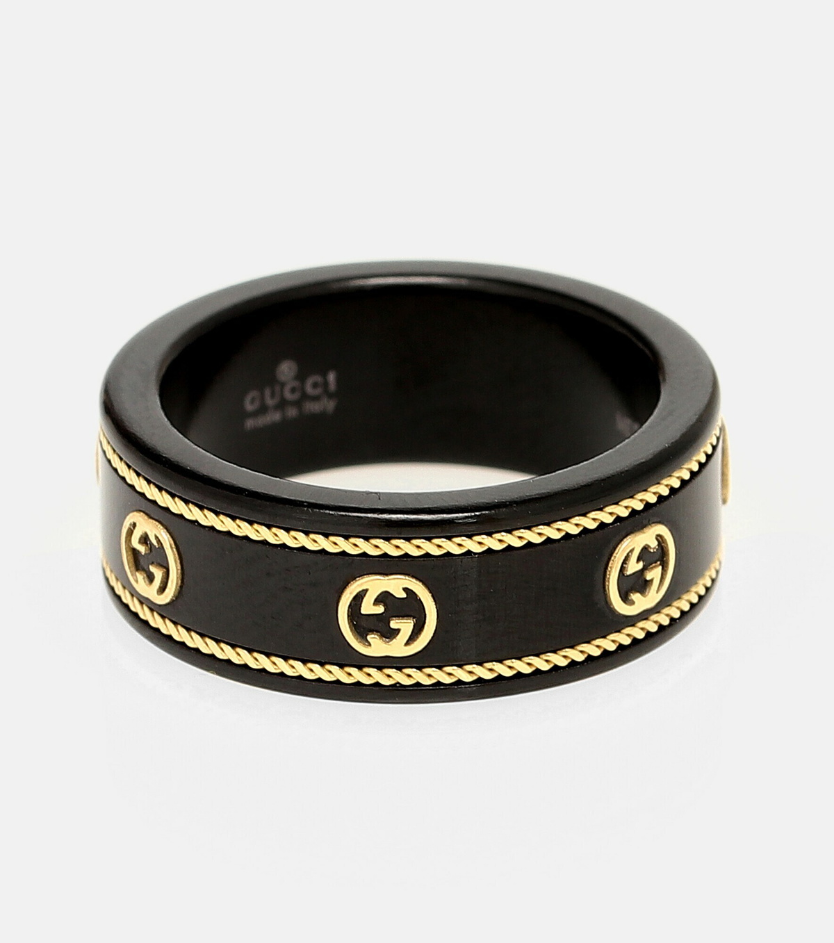 Gucci - Icon 18kt gold-embellished ring Gucci