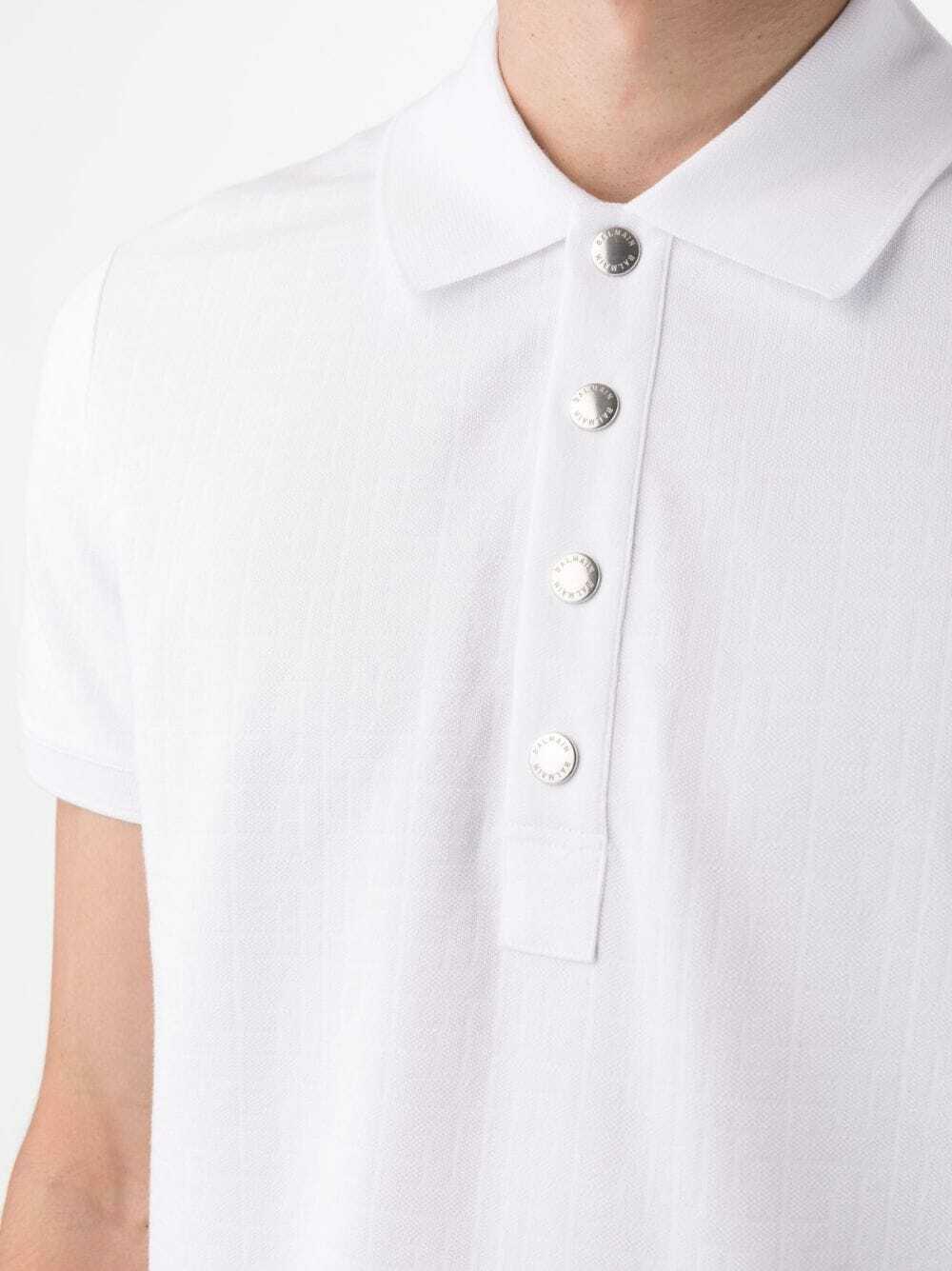 BALMAIN - Cotton Polo Shirt Balmain