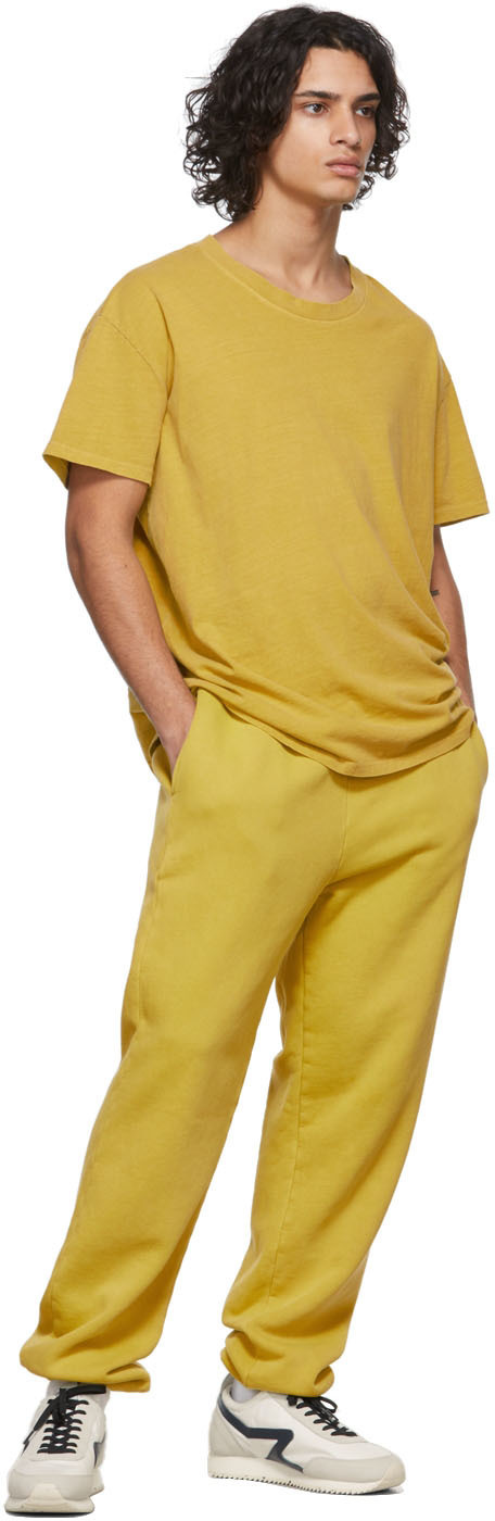 Les Tien Yellow Heavyweight Lounge Pants Les Tien