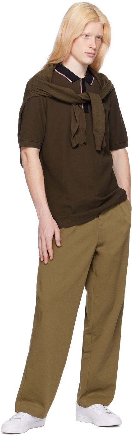 Fred Perry Brown 'The Fred Perry' Polo Fred Perry