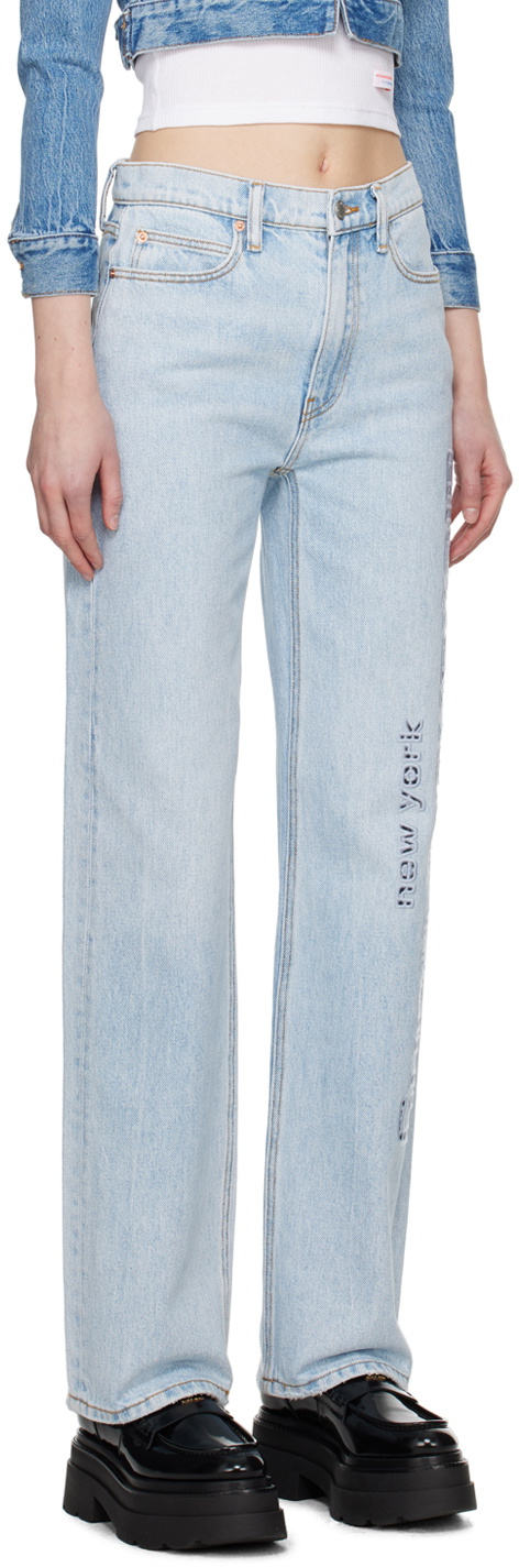 Alexander Wang Blue EZ Jeans Alexander Wang