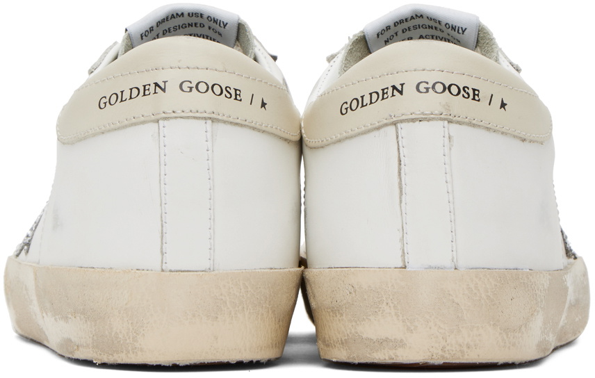 Golden Goose SSENSE Exclusive White Super-Star Sneakers Golden Goose ...