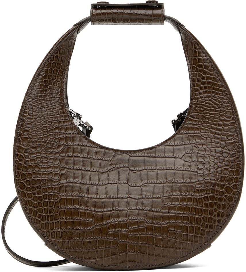 Staud Brown Mini Moon Bag Staud