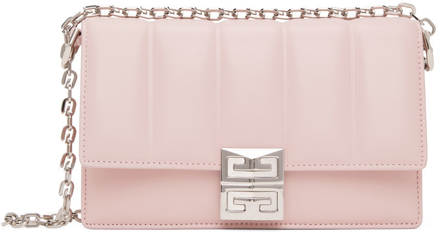 Givenchy Pink 4G Padded Leather Shoulder Bag Givenchy