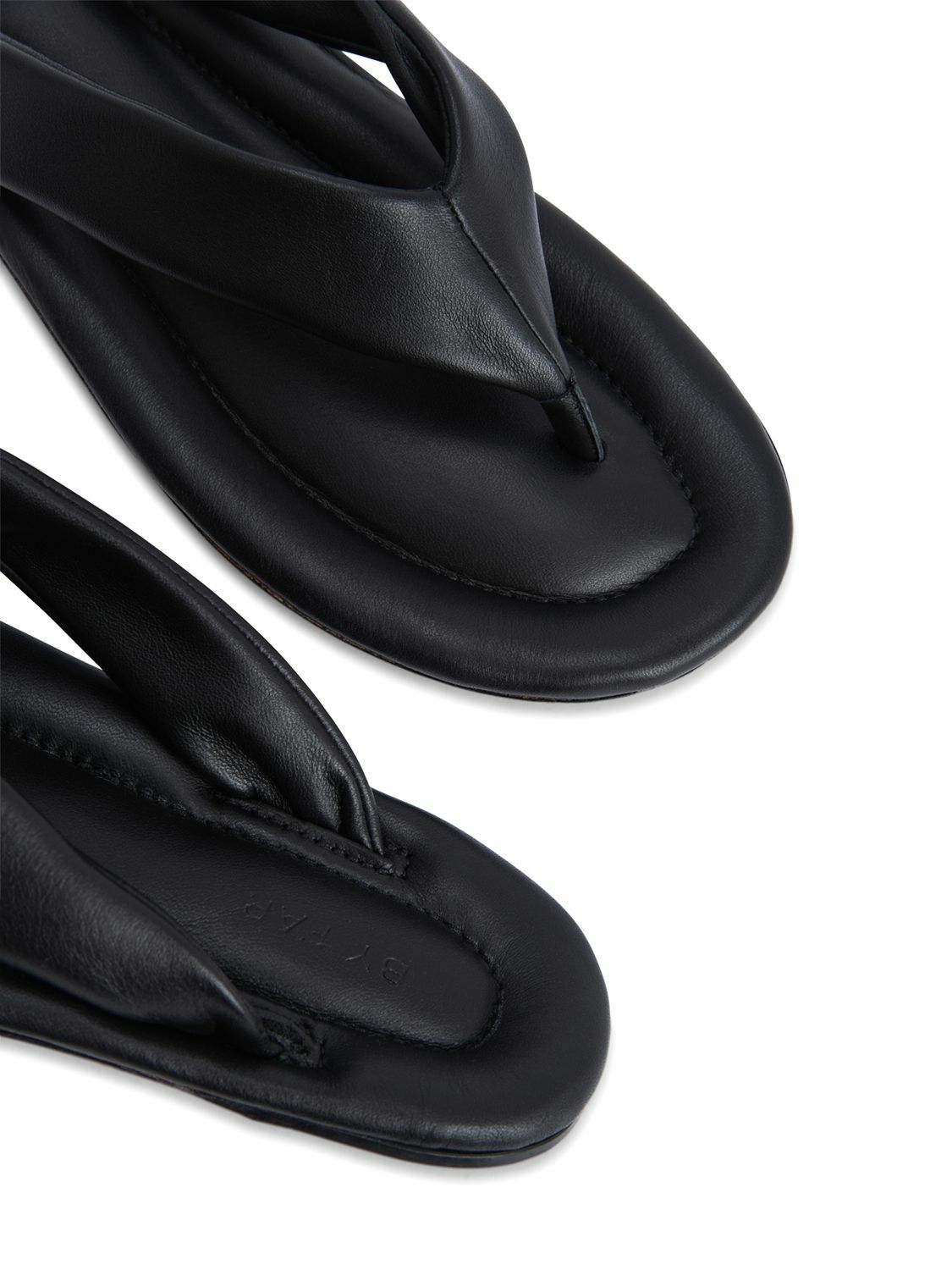 BY FAR - 10mm Dasha Leather Flats By Far