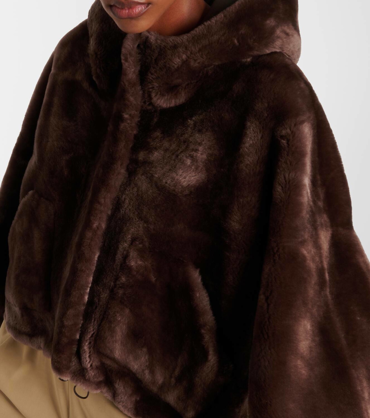 Blancha Cropped shearling jacket Blancha