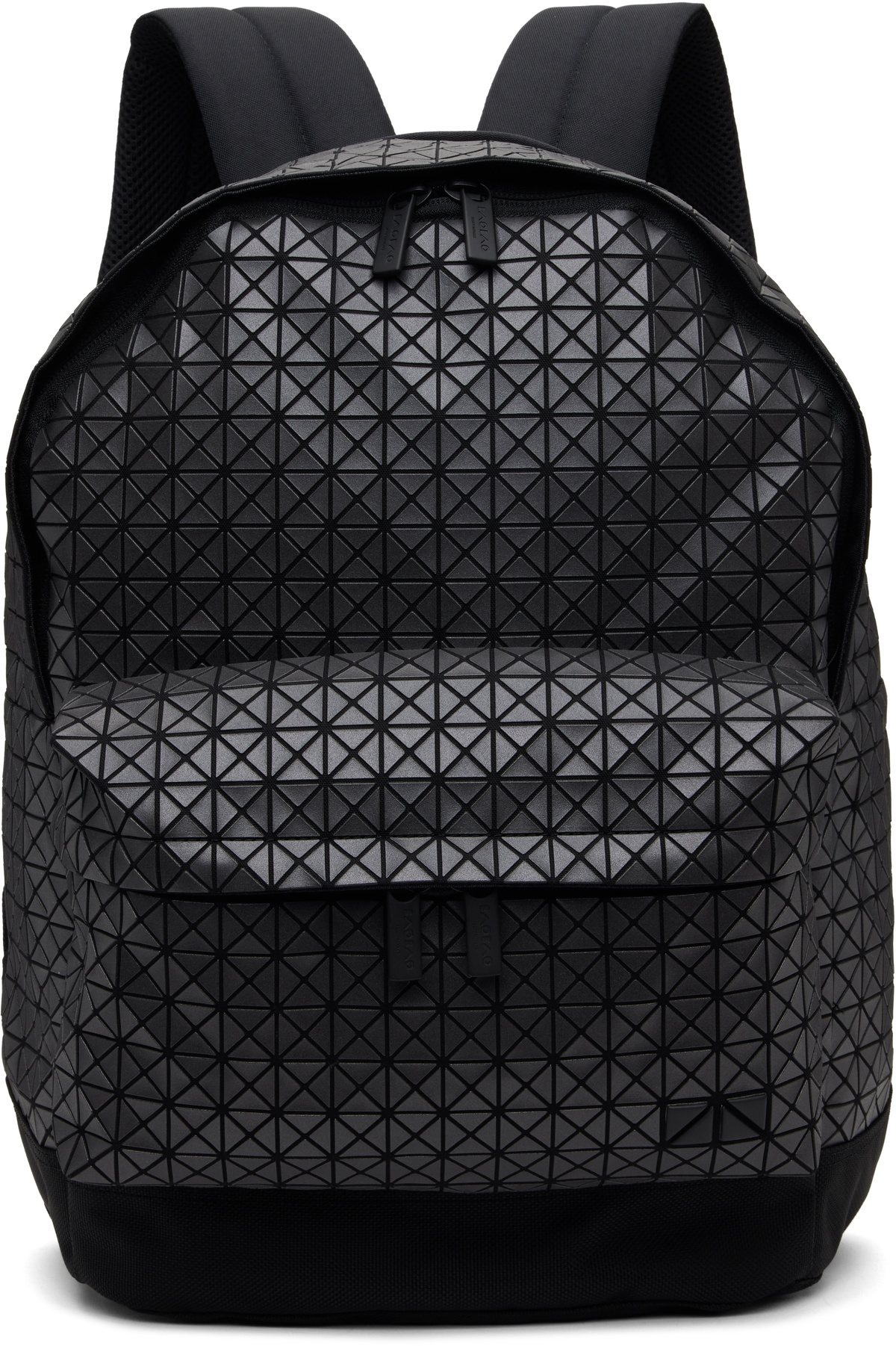 BAO BAO ISSEY MIYAKE Gunmetal Daypack Backpack Bao Bao Issey Miyake