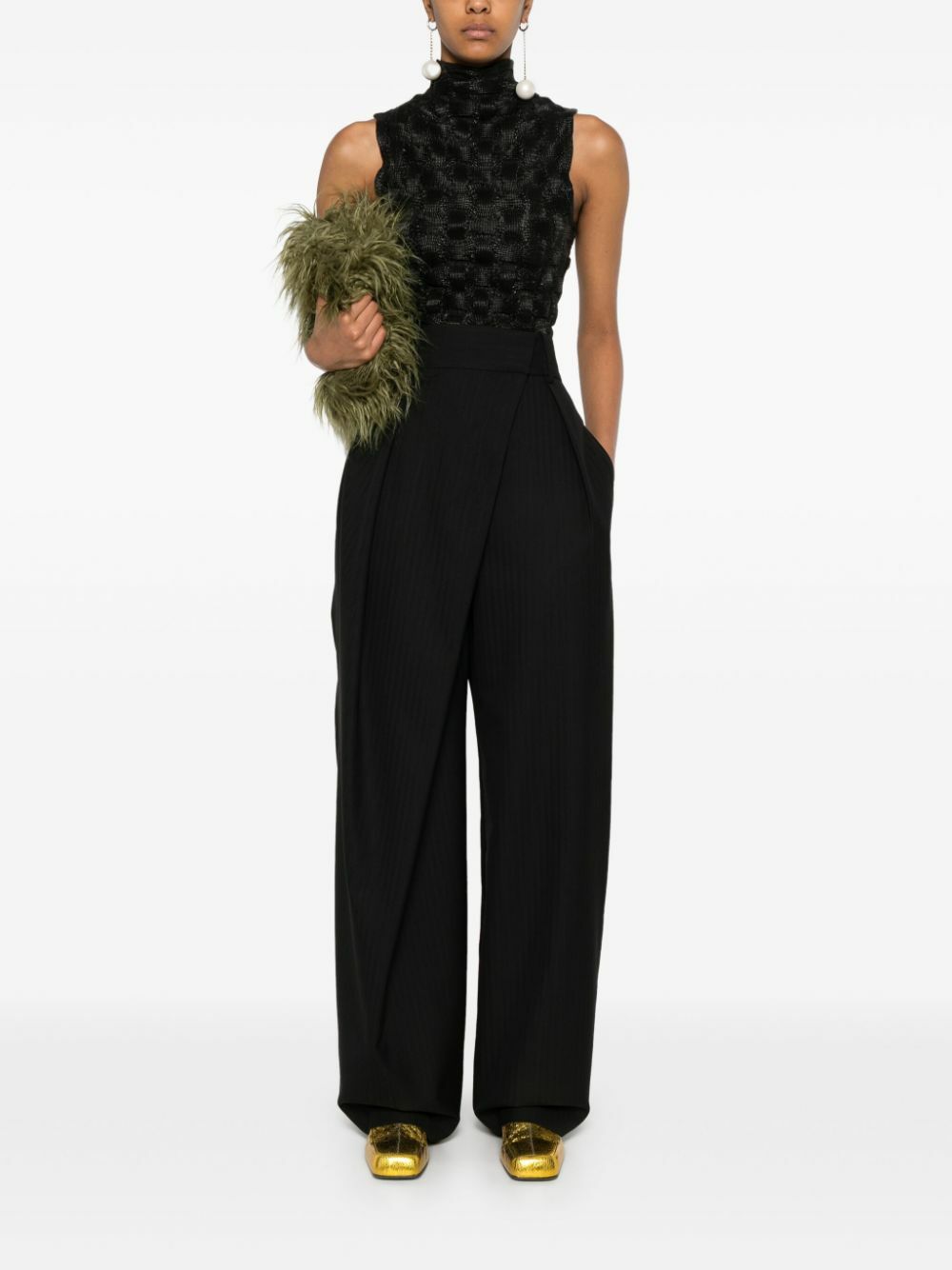 LOEWE - Wool Wrapped Trousers Loewe