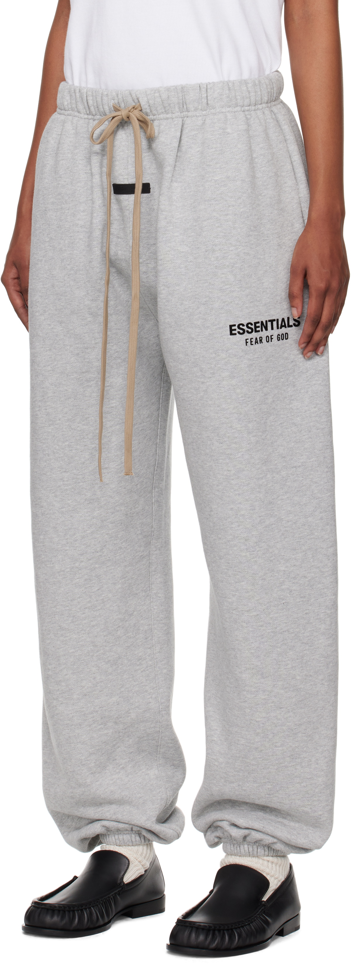Fear of God ESSENTIALS Gray Fleece Lounge Pants Fear Of God Essentials