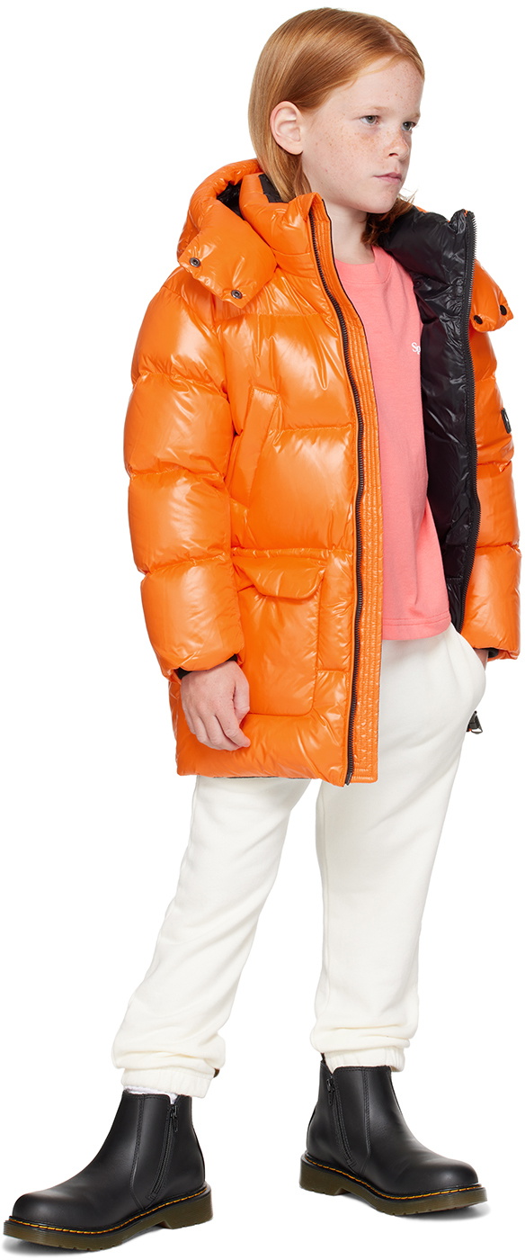 MACKAGE Kids Orange Kennie Down Coat Mackage