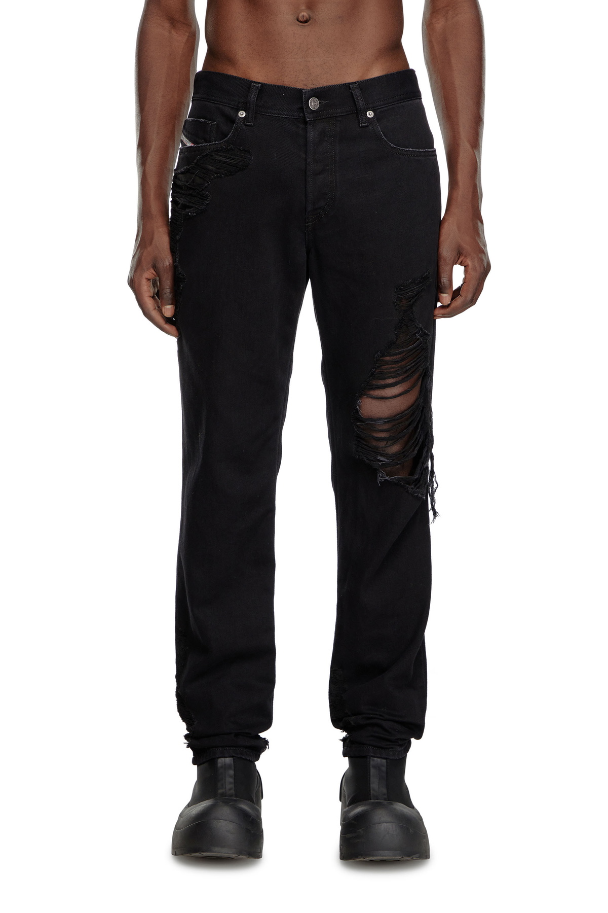 Diesel Regular Jeans - 2023 D-Finitive - Jeans Mens in Black Diesel