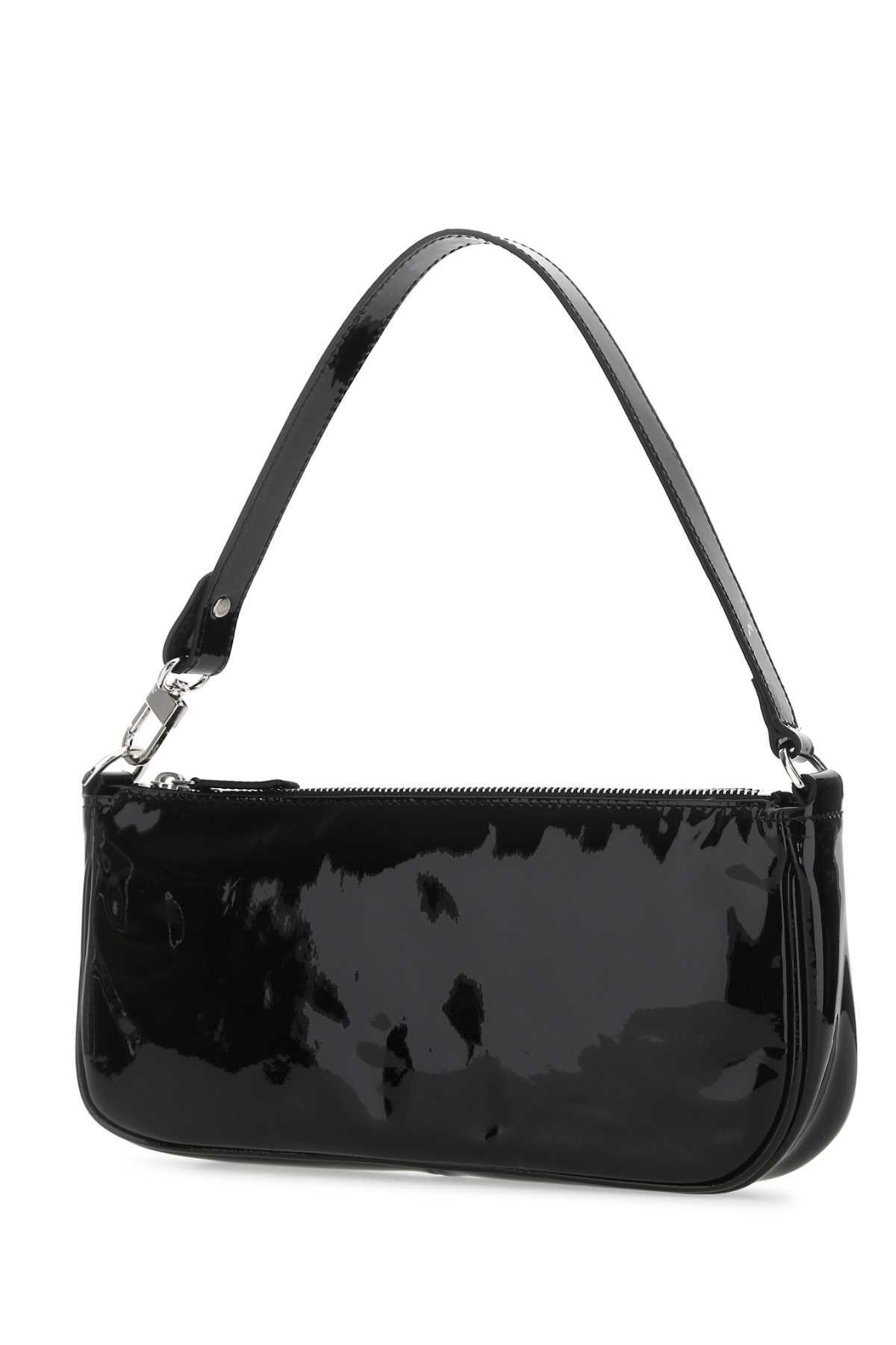 BY FAR Black Leather Rachel Handbag By Far