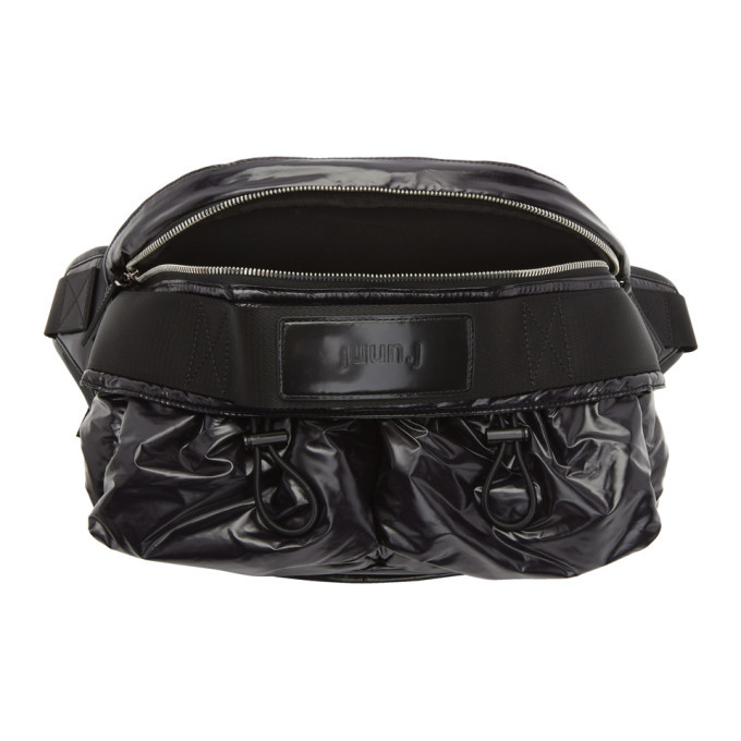 Juun.J Black Shiny Belt Bag Juun.J