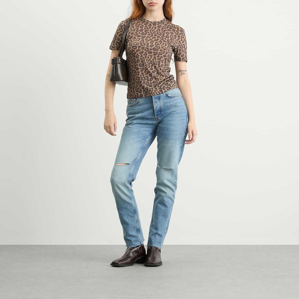 Anine Bing Women's Sylvie T-Shirt in Leopard ANINE BING