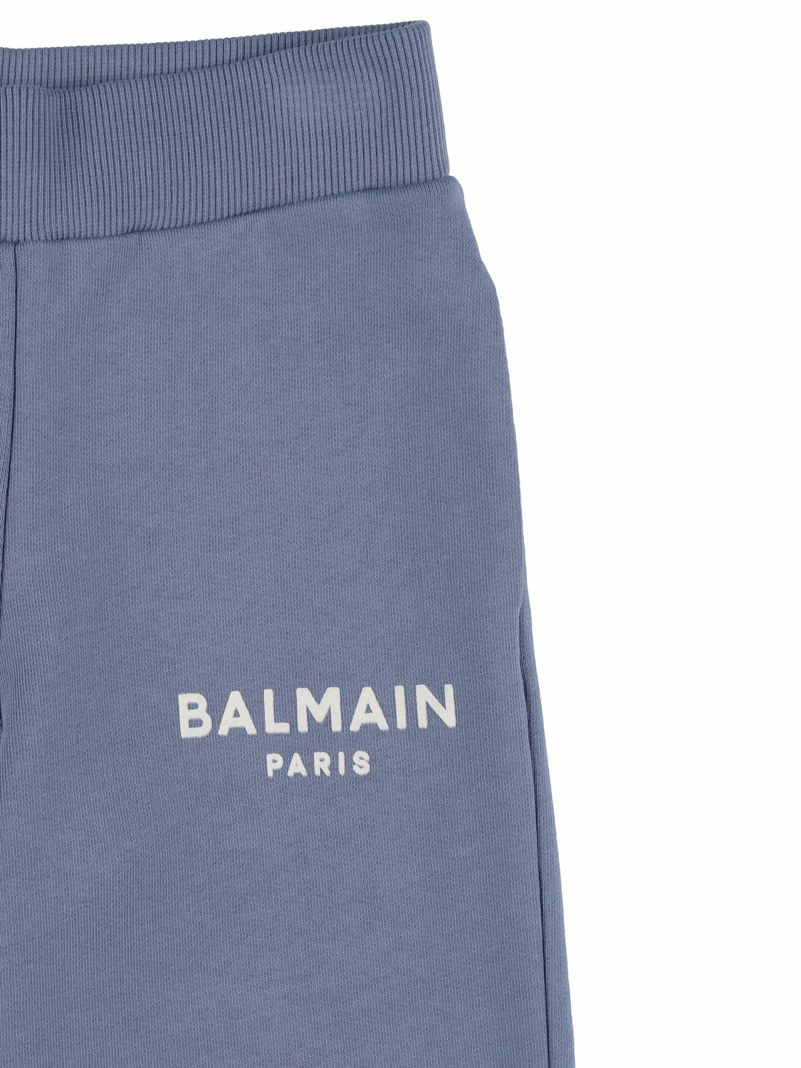 BALMAIN Organic Cotton Sweatpants with logo Balmain