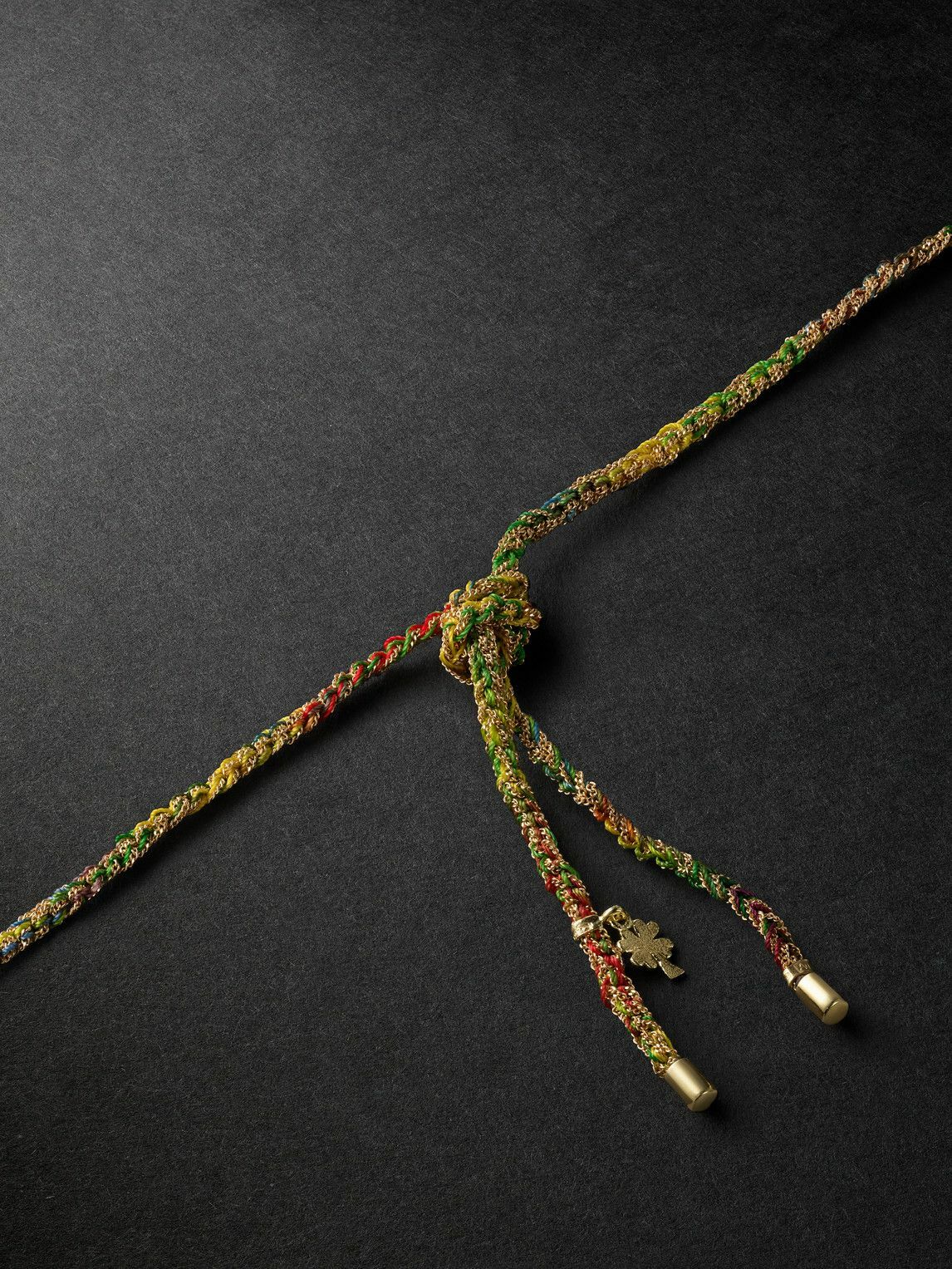 Carolina Bucci - Super Lucky Gold and Silk Necklace