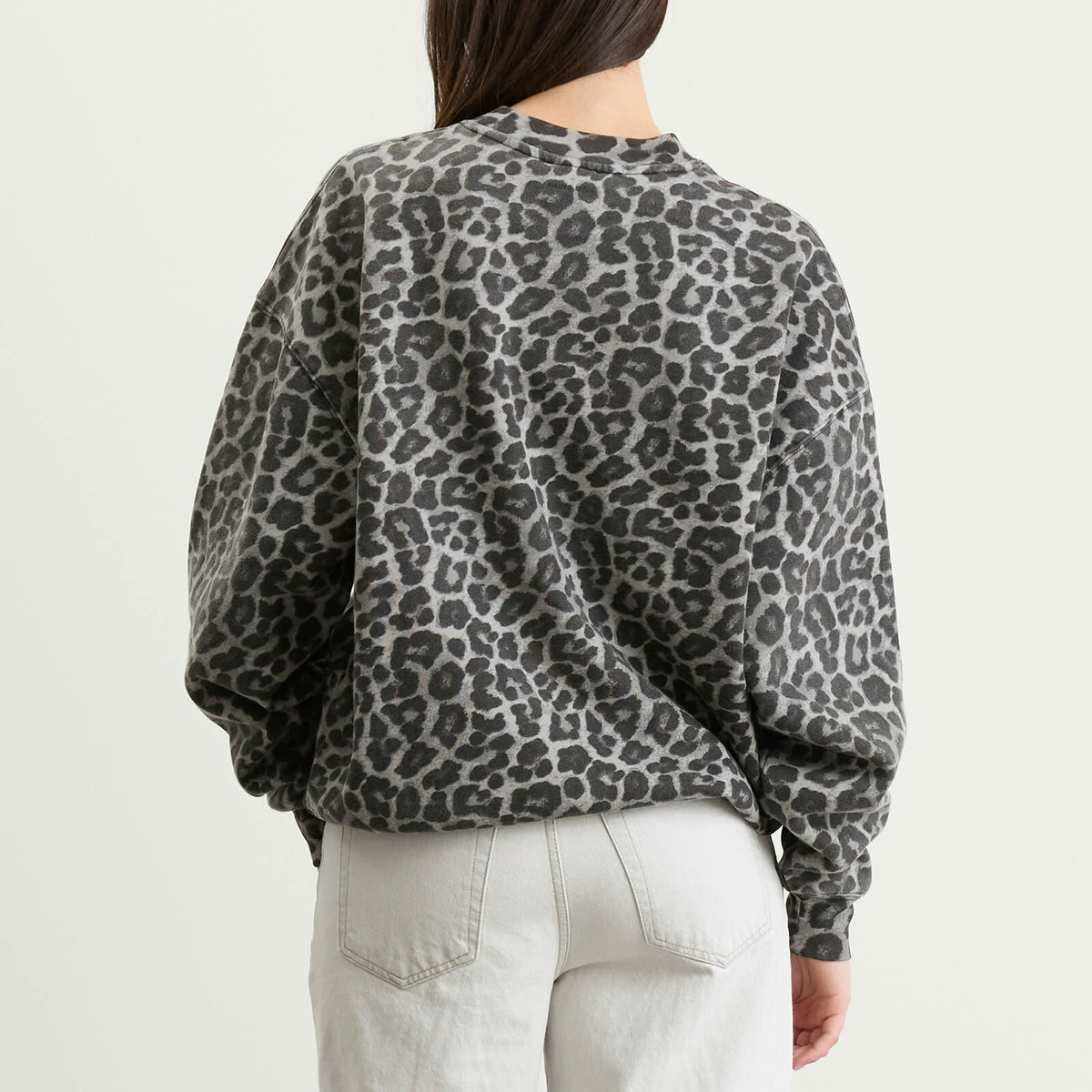 Anine Bing Women's Miles Sweatshirt in Leopard ANINE BING