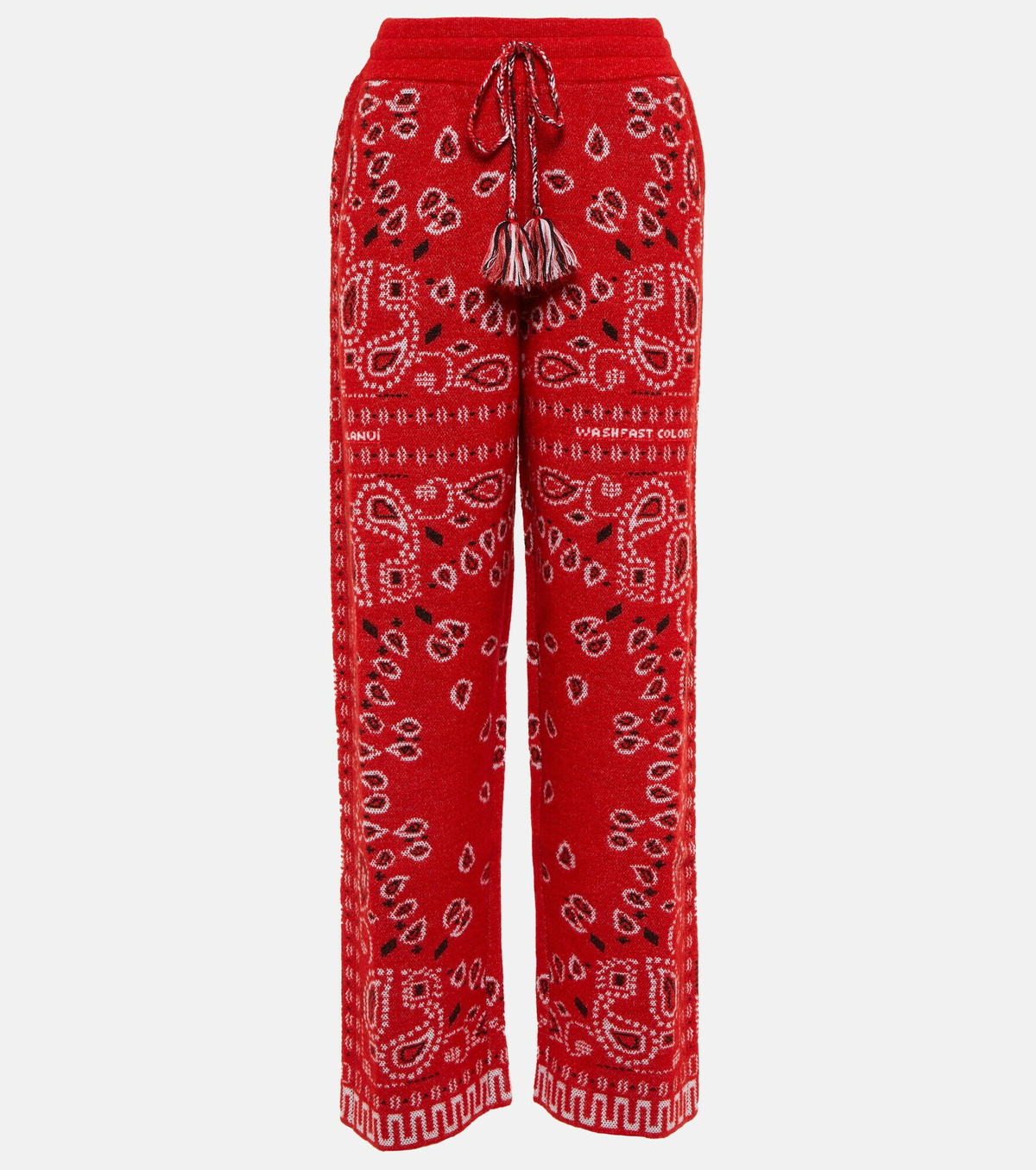 Alanui - Bandana wool-blend sweatpants Alanui