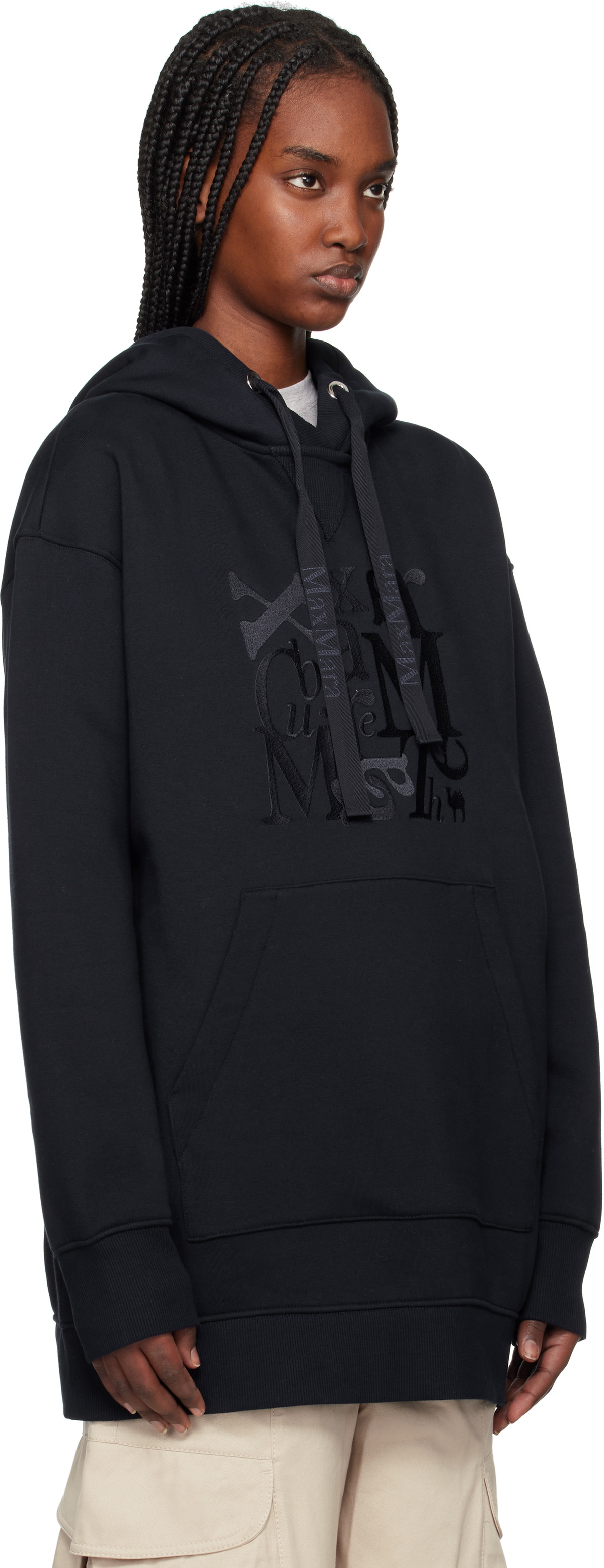 Max Mara Navy Musa Hoodie Max Mara
