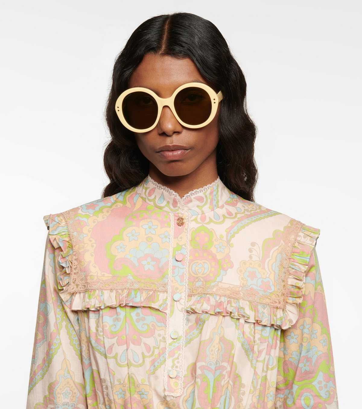 Gucci - Oversized round sunglasses Gucci