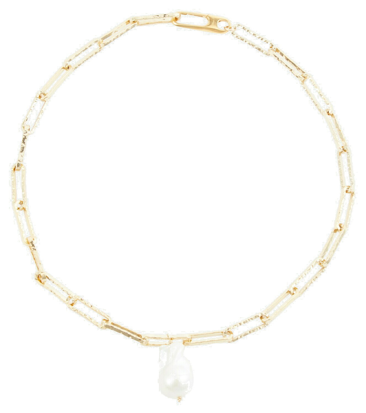 Alighieri - The Baroque Pearl Layer 24kt gold-plated necklace with ...