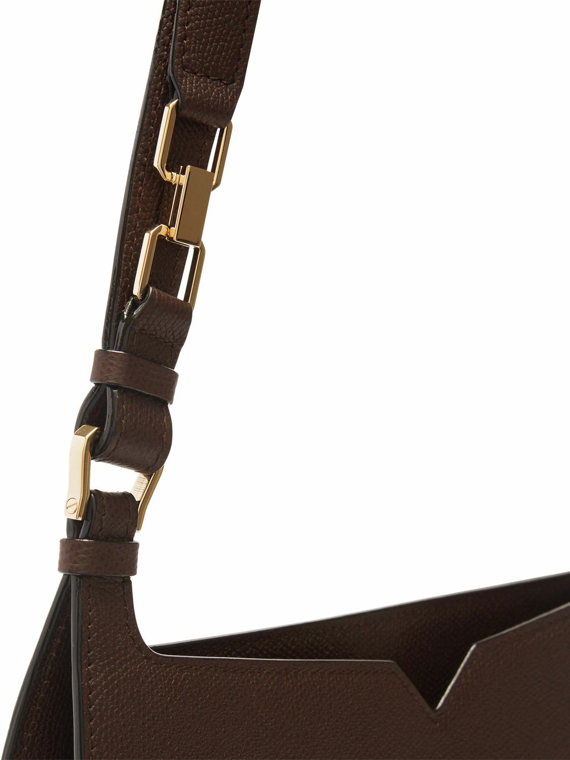 VALEXTRA - Medium Hobo Weekend Leather Shoulder Bag Valextra