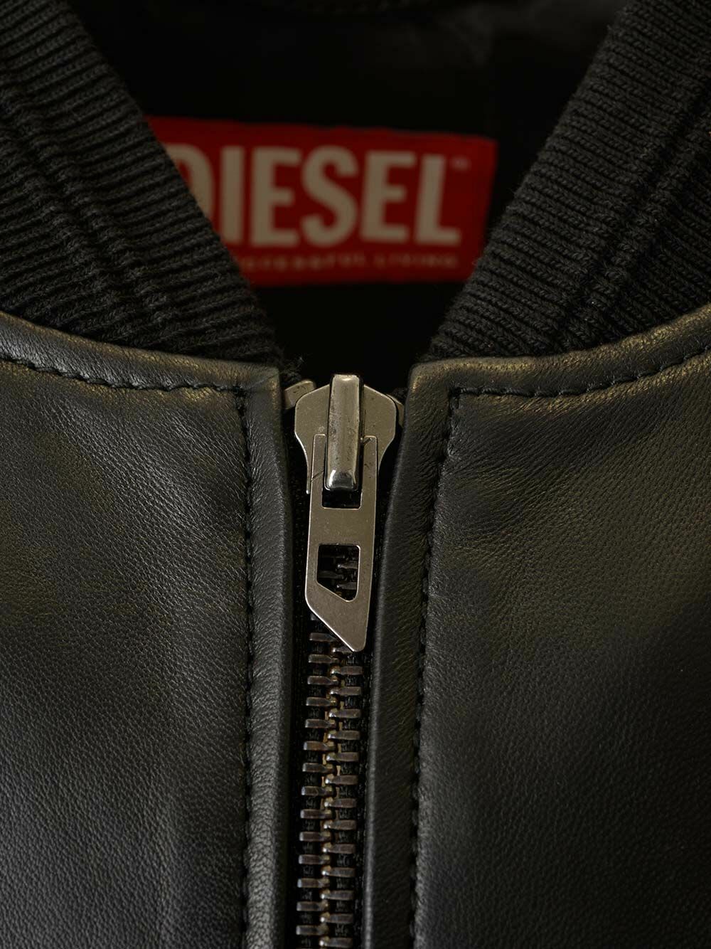 Diesel Waxed Leather Jacket Diesel
