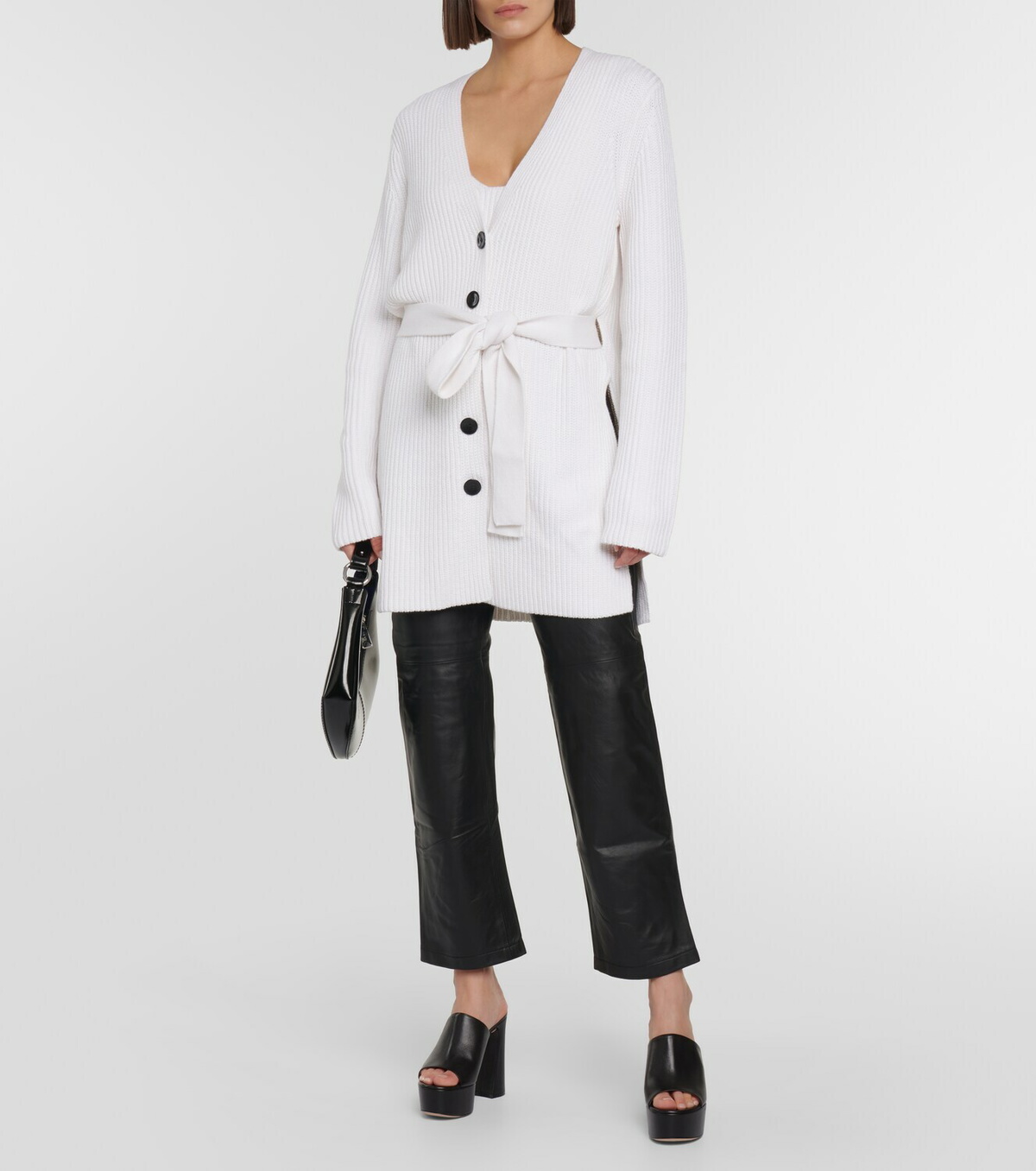 Proenza Schouler White Label cotton and cashmere cardigan Proenza Schouler