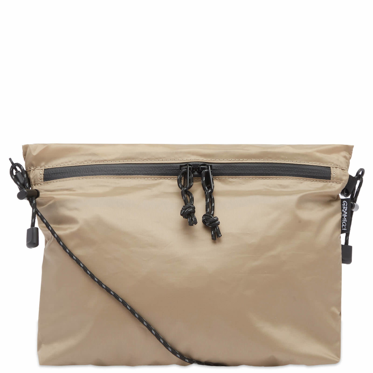 Gramicci Men's Micro Ripstop Sacoche Bag in Dark Tan Gramicci