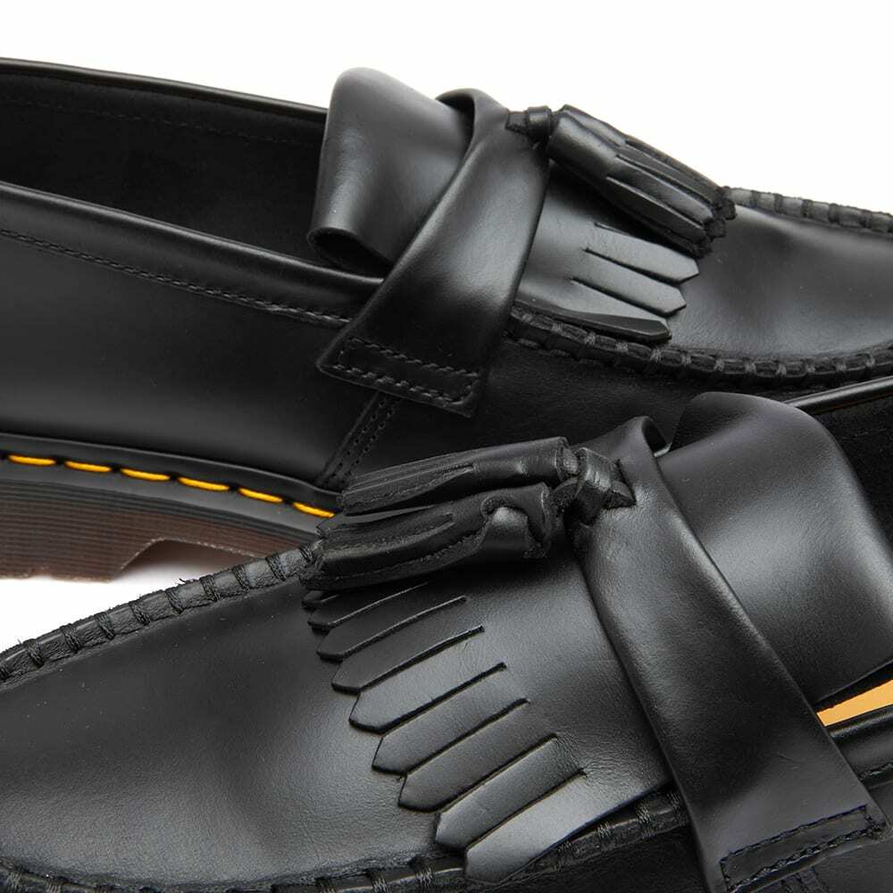Dr. Martens Men's Adrian Tassel Loafer in Black Cambridge Dr. Martens