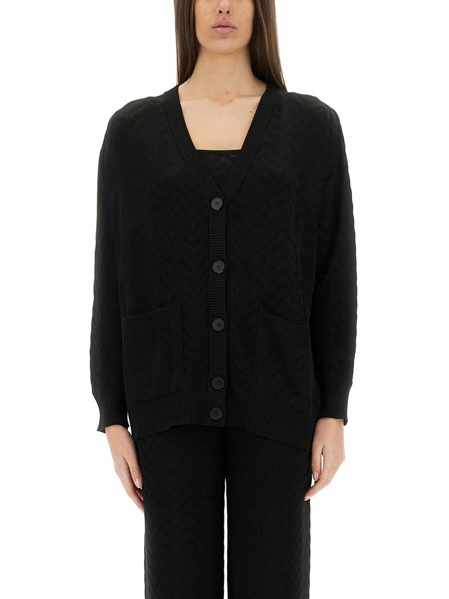 Missoni Chevron Pattern Cardigan Missoni
