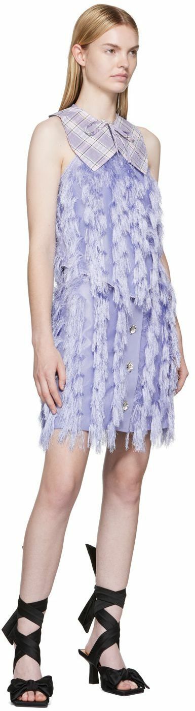 GANNI Purple Detached Collar GANNI